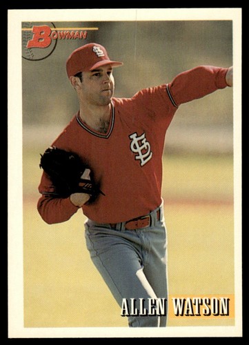 1993 Bowman #24 Allen Watson St. Louis Cardinals | eBay
