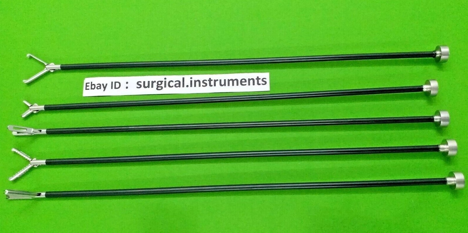 5pc Laparoscopic Toothed/ Biopsy/ Bowel Grasper 5mmx330mm Reusable ...