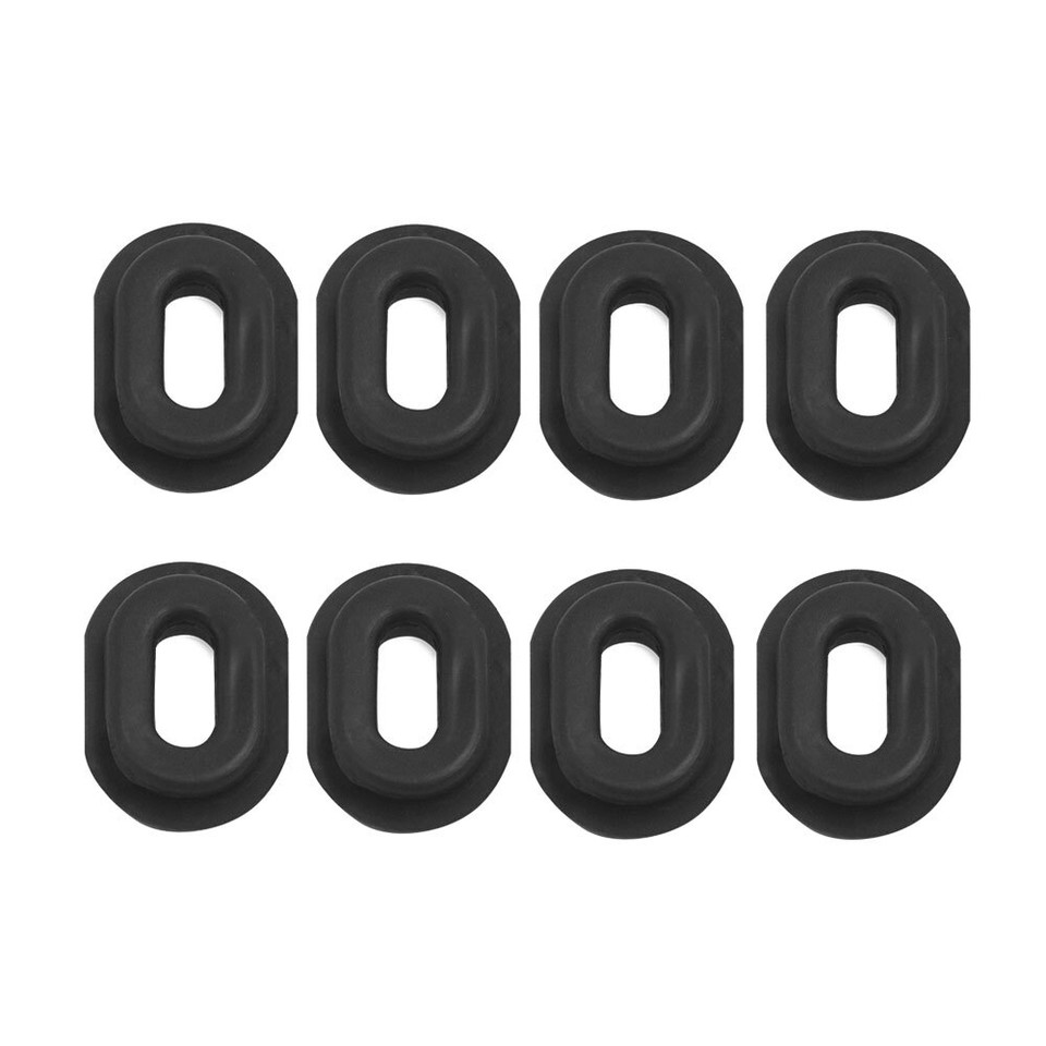 12Pc Oval Round rubber Motorcycle Side Cover Grommet For Honda Suzuki ...