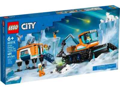 60378 ARCTIC EXPLORER TRUCK & MOBILE LAB lego set legos city town polar ...