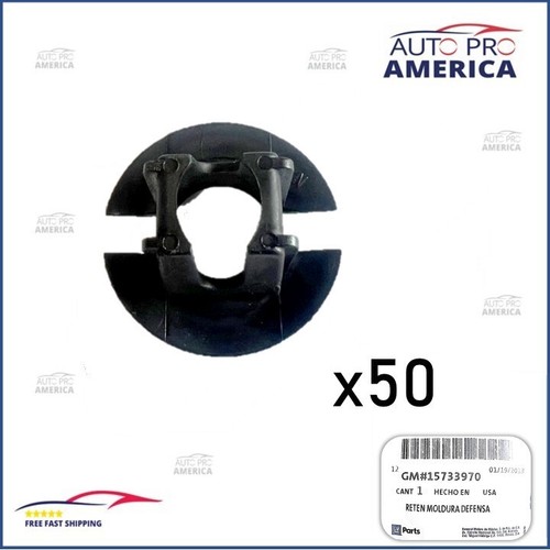 50Pcs GM OEM Avant Déflecteur Air Oeillet Retenue Pinces 1999-2023 GM ...