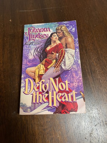 Defy Not The Heart Johanna Lindsey 1989 NOT Embossed 1st Edition 1989 ...