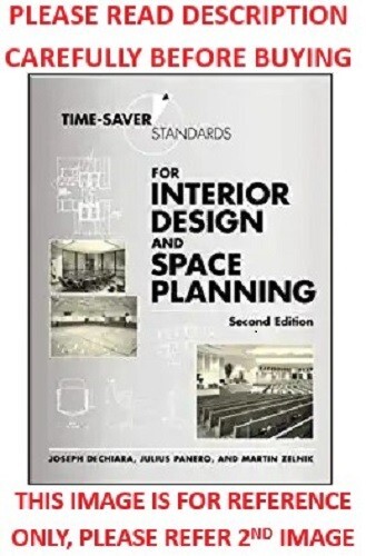 Time Saver Standards for Interior Design & Space Planning DeChiara 2nd ...