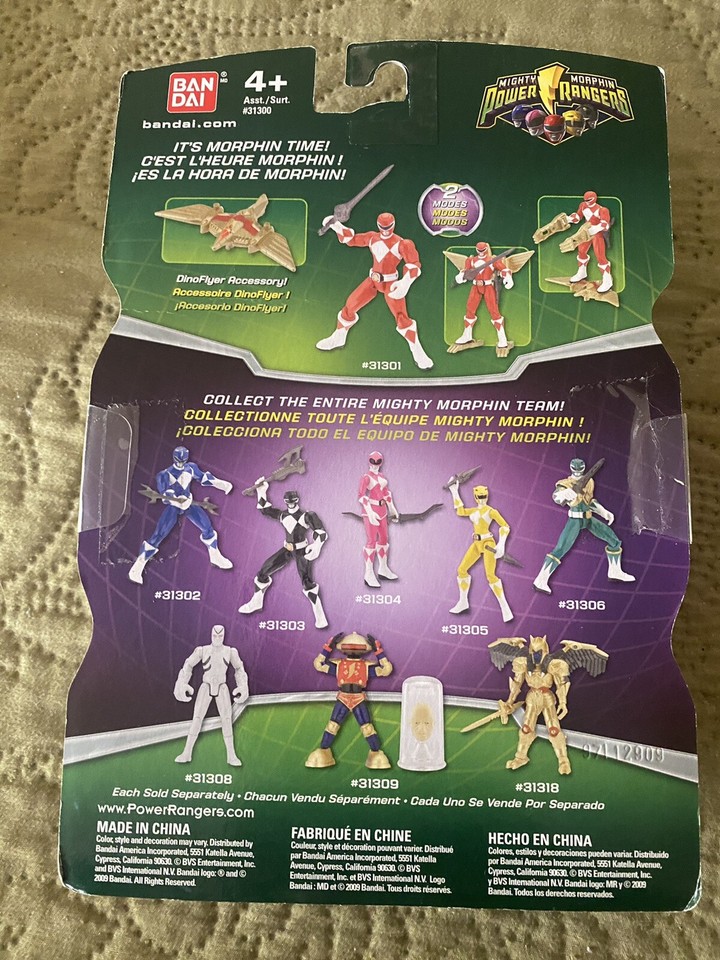 Mighty Morphin Power Rangers Alpha 5 & Zordon 2009 Unopened MOC BanDai ...