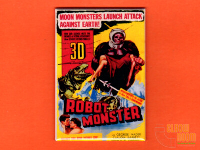 Robot Monster movie vintage poster art 2x3" fridge/locker magnet | eBay