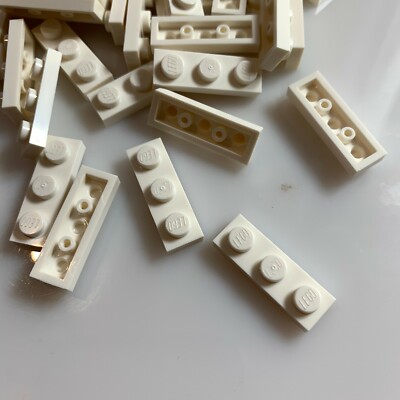50 per lot NEW LEGO White 1x3 Plates (3623/362301) snow hoth | eBay