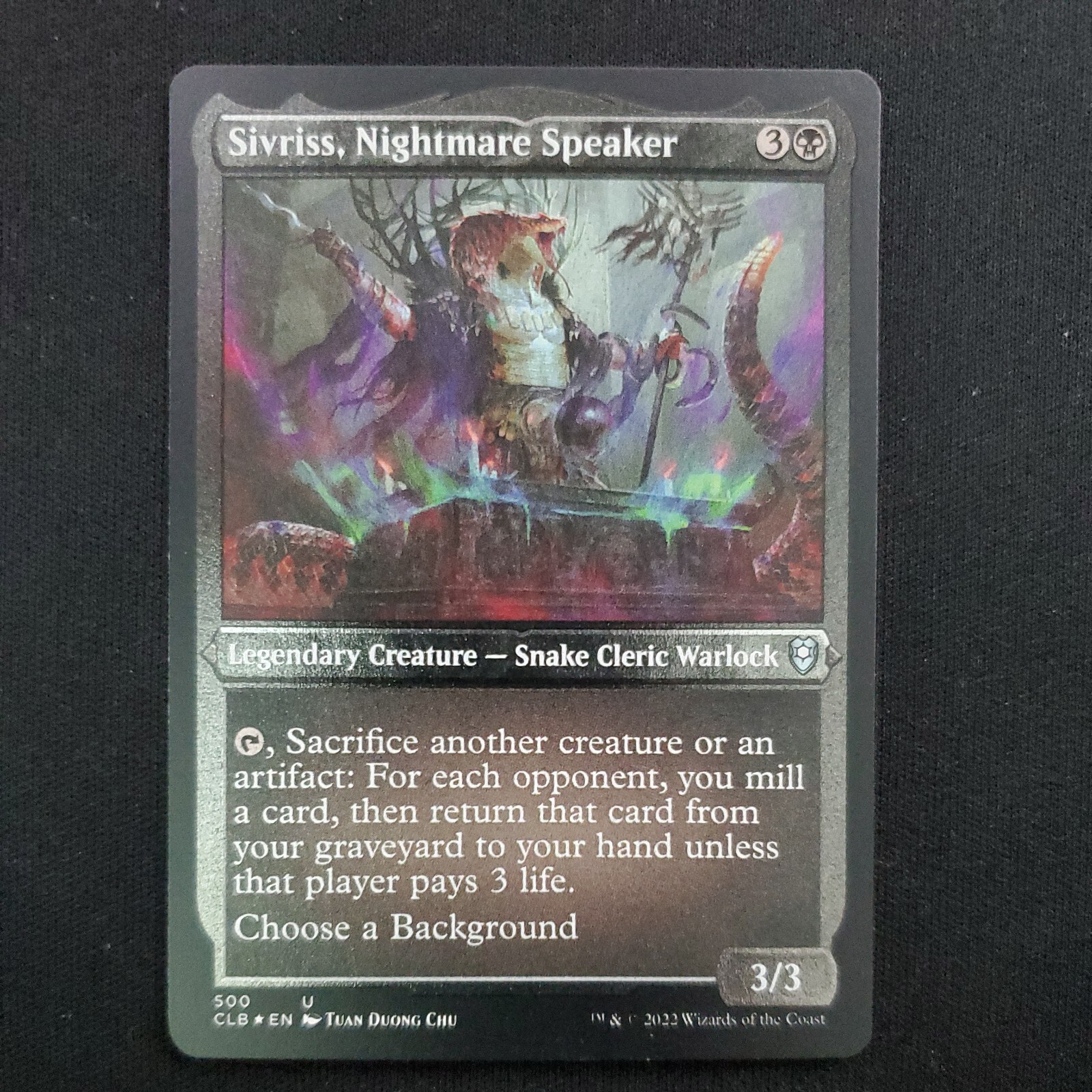 MTG Sivriss, Nightmare Speaker Commander Legends: Battle for Baldur's 500 Foil | eBay
