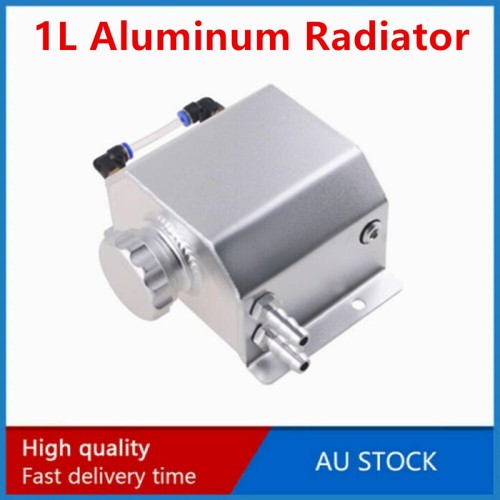 1L Aluminum Alloy Coolant Radiator Overflow Recovery Water Tank Bottle ...