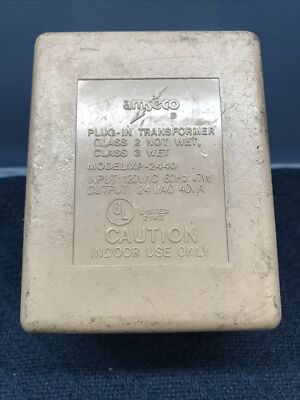 AMSECO XP-2440 PLUG IN TRANSFORMER XP2440 Indoor use only | eBay