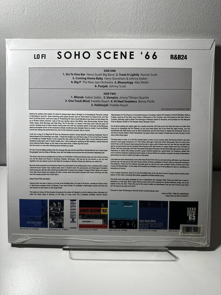 SOHO SCENE 66 Jazz Goes Mod LP Vinyl Ronnie Scott Freddie Roach RSD ...