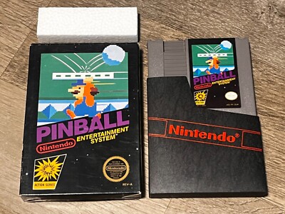 Pinball Nintendo Nes w/Box Excellent Shape Authentic | eBay