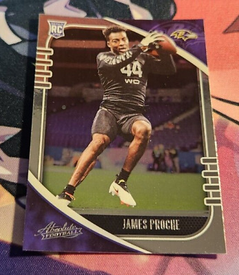 2020 Panini Absolute JAMES PROCHE Baltimore Ravens Rookie Card RC | eBay