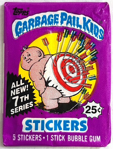 1987 Topps Garbage Pail Kids Original 7th Series 7 OS7 Card Wax Pack ...