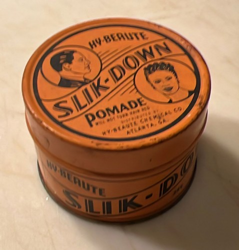Slik-down Pomade Can By Hy-Beaute (Empty) 1940s RARE! | eBay