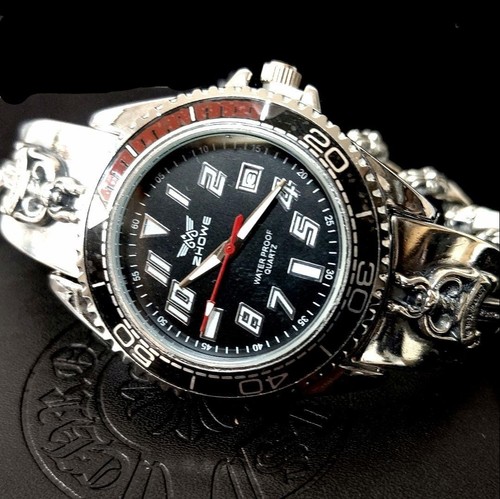 Zhowe Black Red Bezel Submaridagger Watch Bracelet | eBay