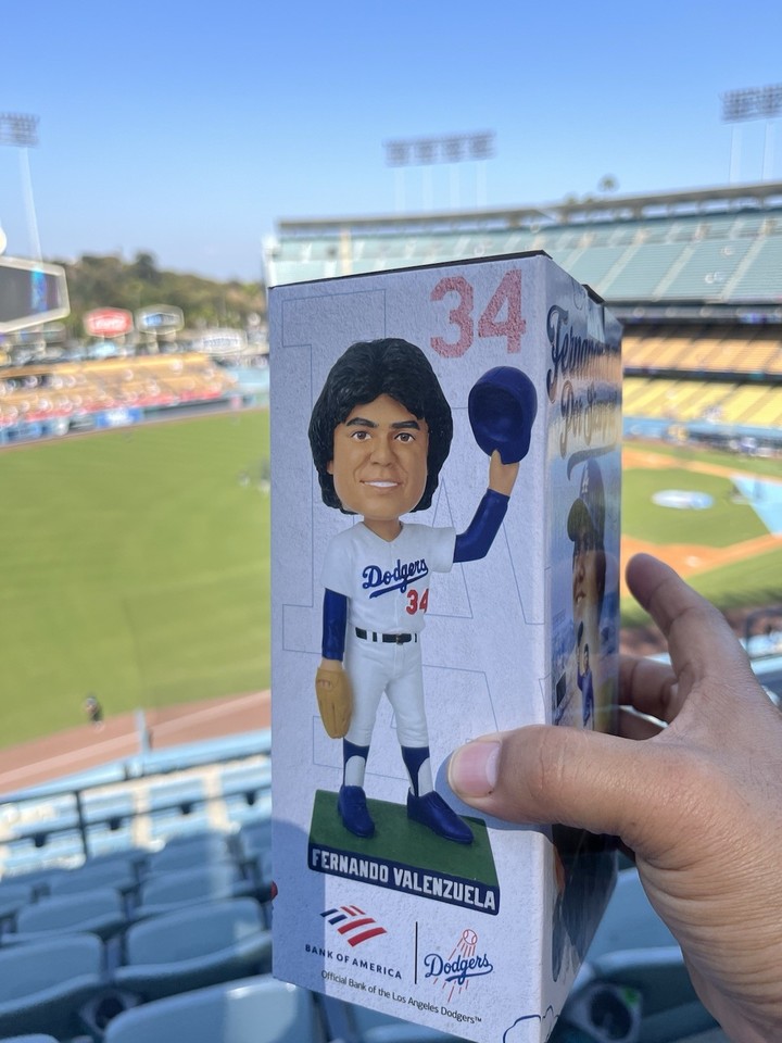 2025 Los Angeles Dodgers Fernando Valenzuela Bobblehead New SGA 7/19/25 ...