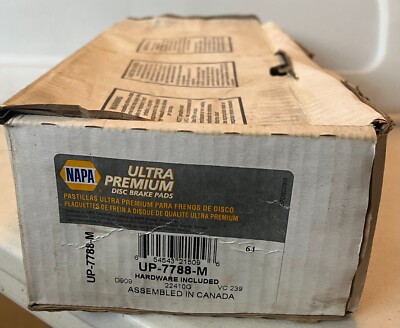Napa Ultra Premium Disc Brake Pads w/Hardware #UP-7788-M | eBay