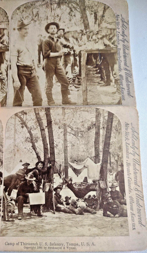 Thirteenth U.S. Infantry Tampa Florida Spanish War Strohmeyer wyman lot ...