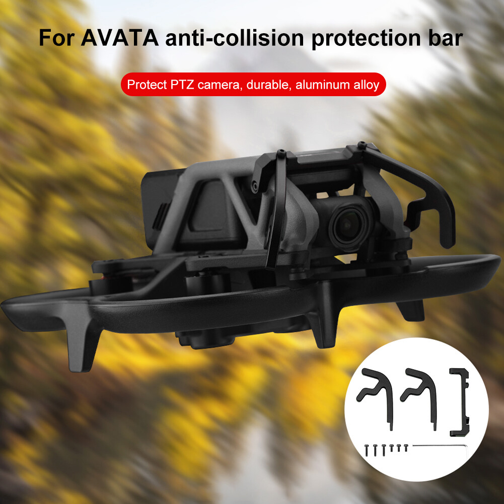 Lens Protective Bumper Camera Crash Protector Bars for DJI Avata (Black ...