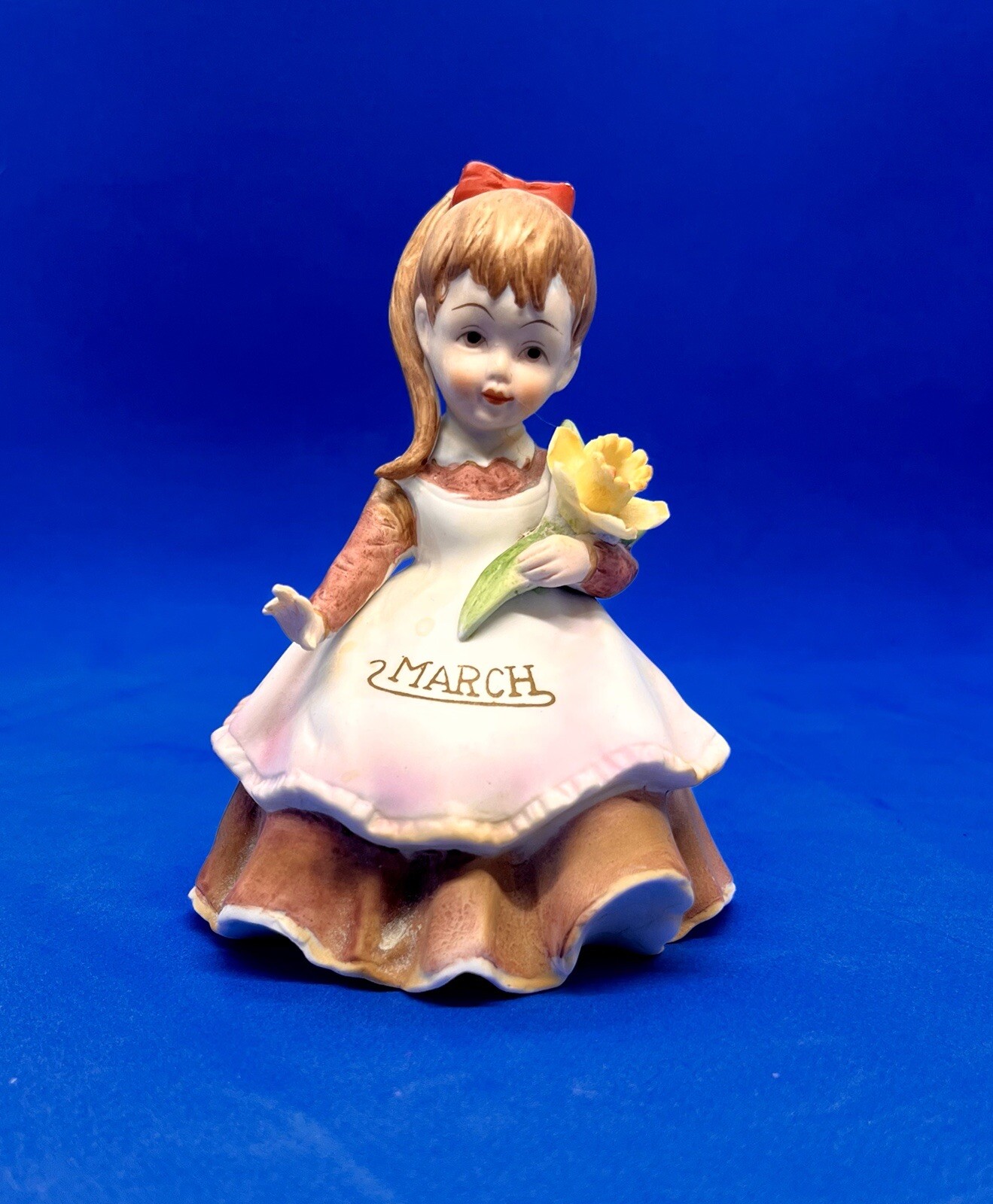 Geo. Z. Lefton Porcelain March Girl Of The Month #KW4200 Lefton ...