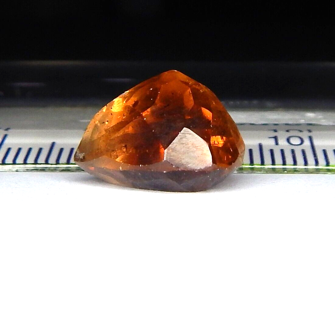 12.4ct Unheated Imperial Topaz Natural Mined Faceted Pear Needs Final ...