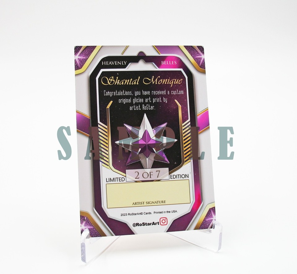 ALINA LANDO Model Diva Heavenly Belles #2/7 ACEO Art Print Card by ...