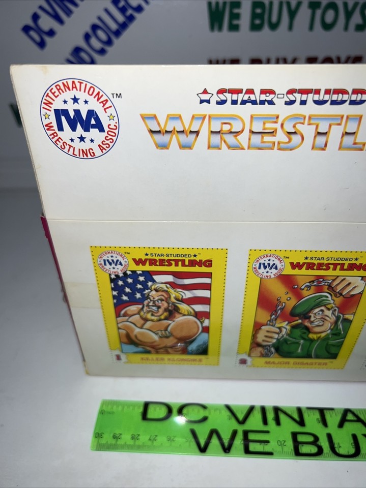 IWA Star Studded Wrestling Major Disaster Figure Diamond Toymakers ...
