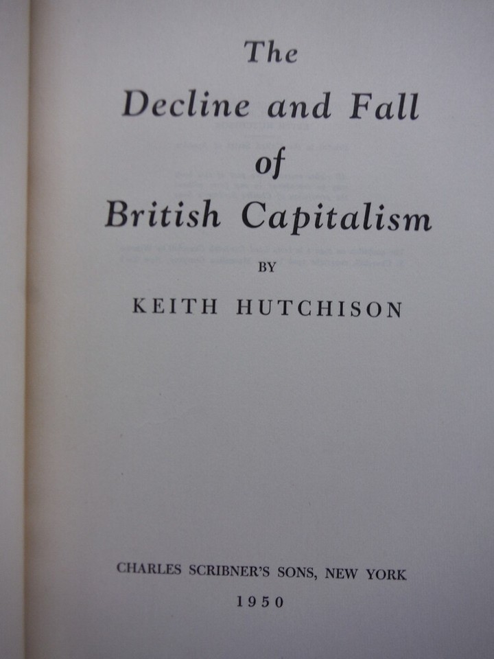Decline and Fall of British Capitalism | eBay