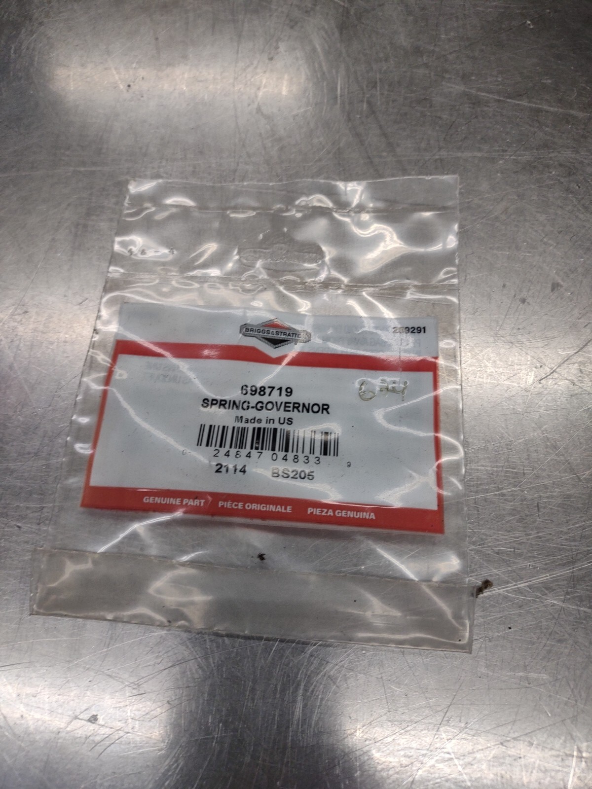 Briggs & Stratton 698719 Governor Spring Bin 5 24847048339 | eBay