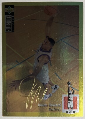 1994-95 Collector's Choice #278 Juwan Howard Gold Signature Washington ...