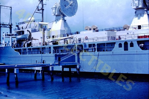 Original slide photo Florida 1960s Gen. Hoyt S. Vandenberg navy ship ...