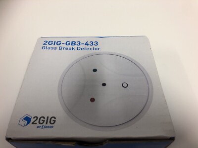 2GIG 2GIG-GB3-433 Wireless Glass Break Detector Encrypted Brand New in ...