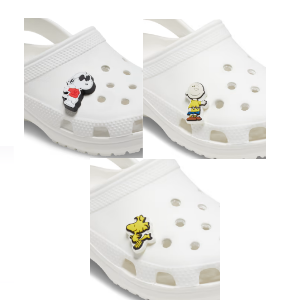 Peanuts Snoopy Crocs Jibbitz 3 Pack Genuine Crocs Jibbitz + Tracking | eBay