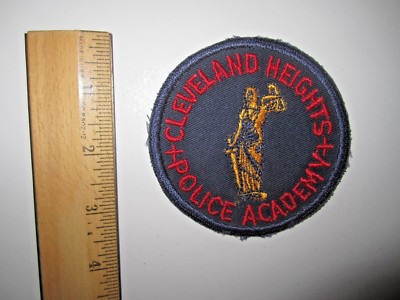 CLEVELAND HEIGHTS POLICE ACADEMY EMBROIDERED PATCH MINT UNUSED | eBay