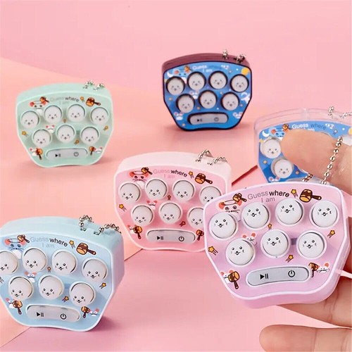 Kid LED Electric Whack A Mole Hamster Handheld Memory Games Keychain ...