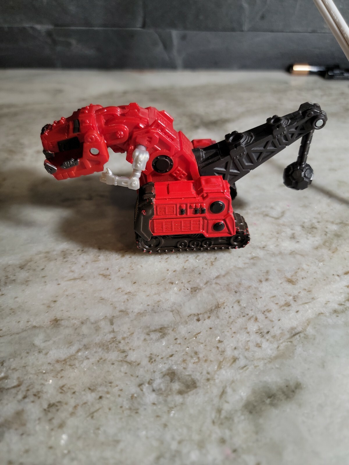 Dreamworks Mattel Dinotrux Ty-Rux Diecast 2015 Red 4" Tyrannosaurus Rex ...
