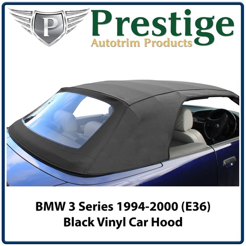 BMW 3 Series E36 Vinyl Car Hood Hoods Top Soft Tops Roof Black 1994 ...