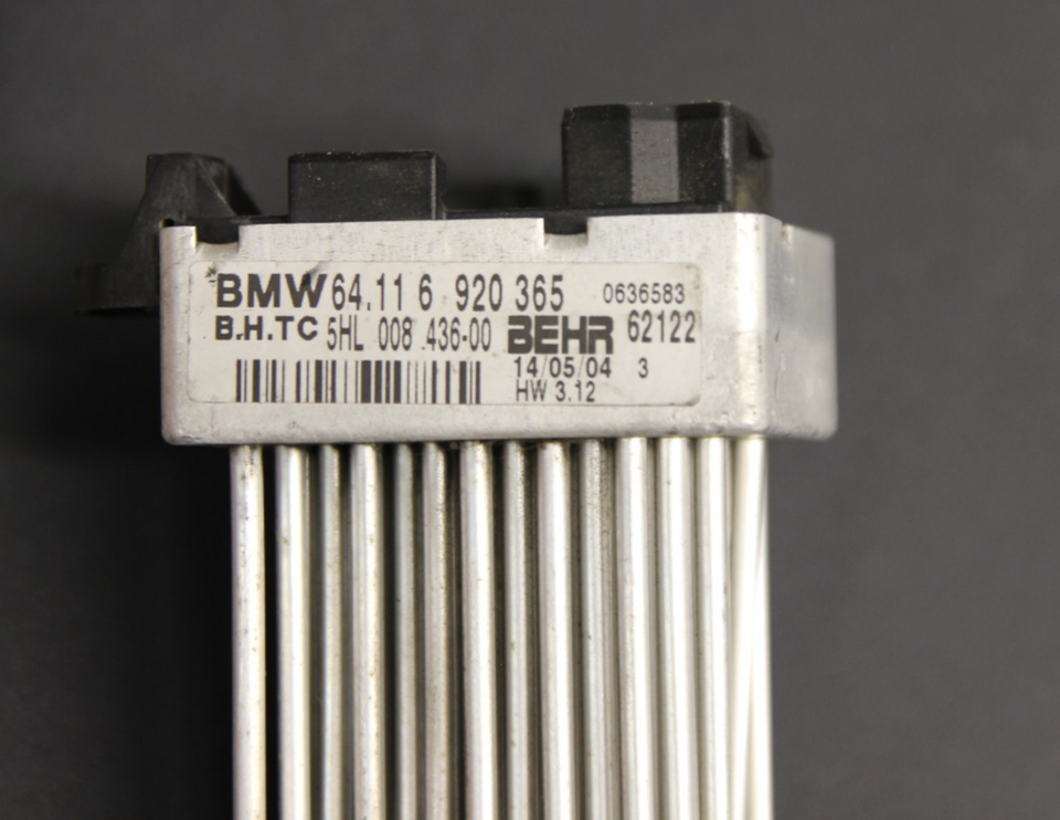 BMW OEM BEHR E39 E46 E53 E83 X3 HEATER BLOWER RESISTOR FINAL STAGE UNIT ...