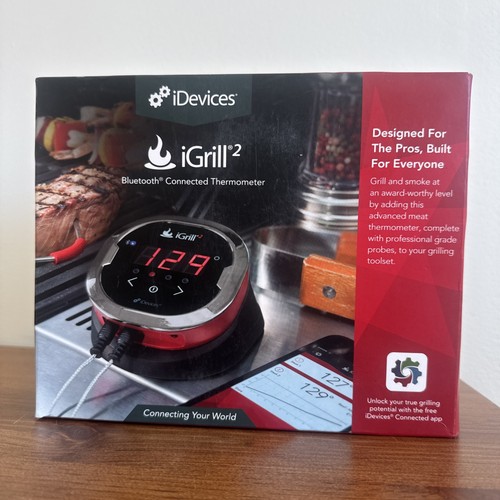 iDevices iGrill 2 Bluetooth Connected Thermometer New In Box Meat ...