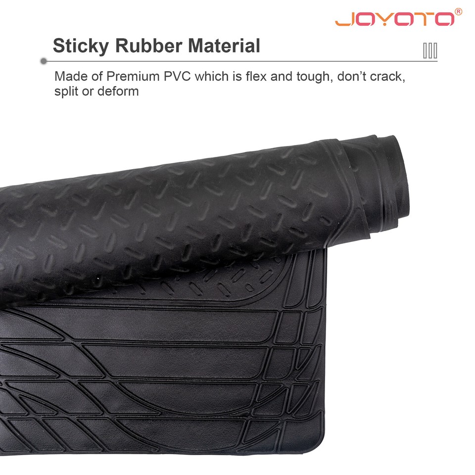 Trimmable Trunk Mat Universal Rubber Cargo Liners Anti-slip for Sedan ...