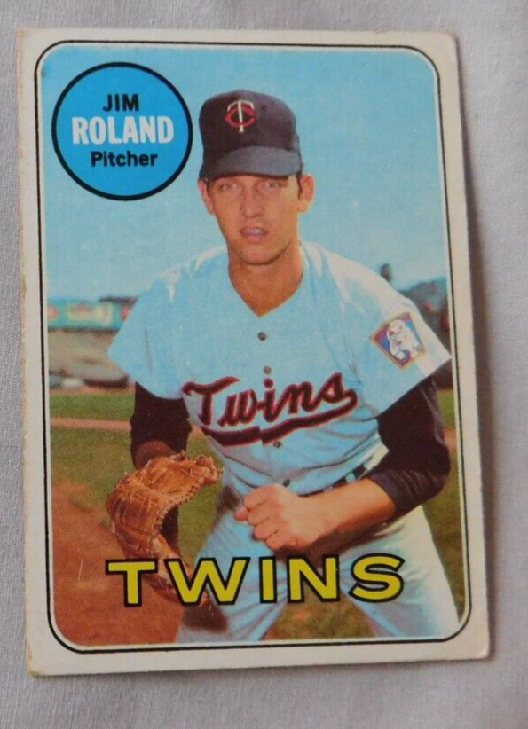 1969 Topps #336 Jim Roland Minnesota Twins Baseball Card Ex | eBay