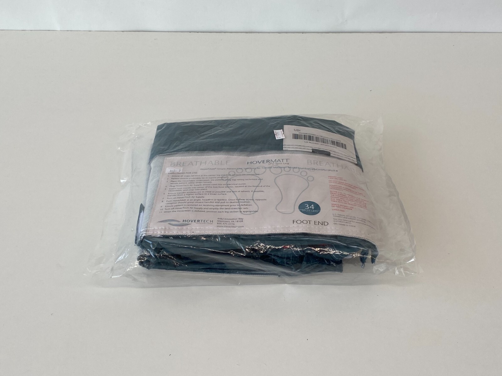 T39: Hovermatt HM34SPU-B Single Patient Use Air Transfer Mattress Size ...