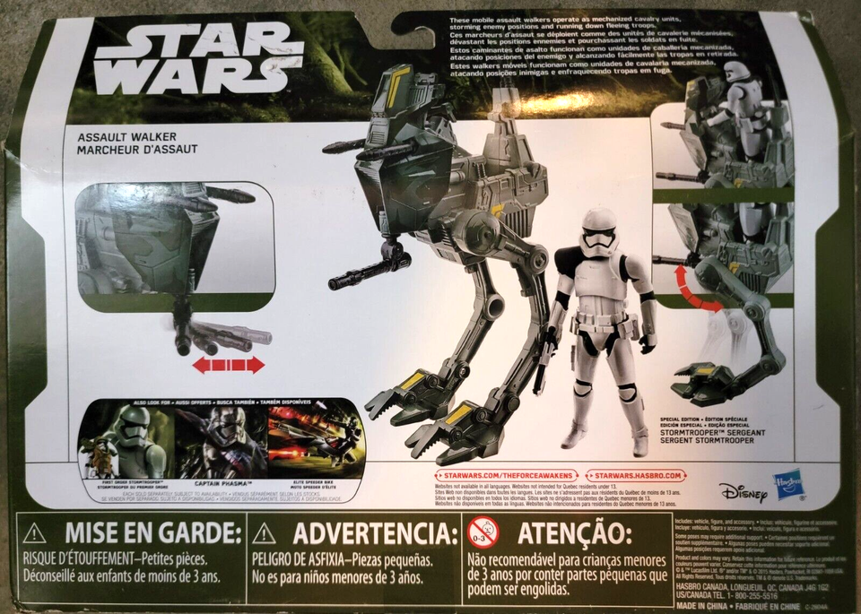 Star Wars Assault Walker & Stormtrooper Sergeant 3.75" New Damaged Box ...