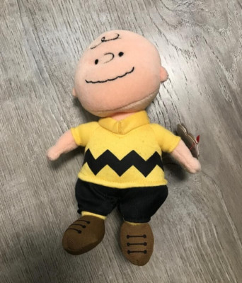 Ty CHARLIE BROWN the Beanie Baby (Peanuts Gang) NO MUSIC 8" | eBay