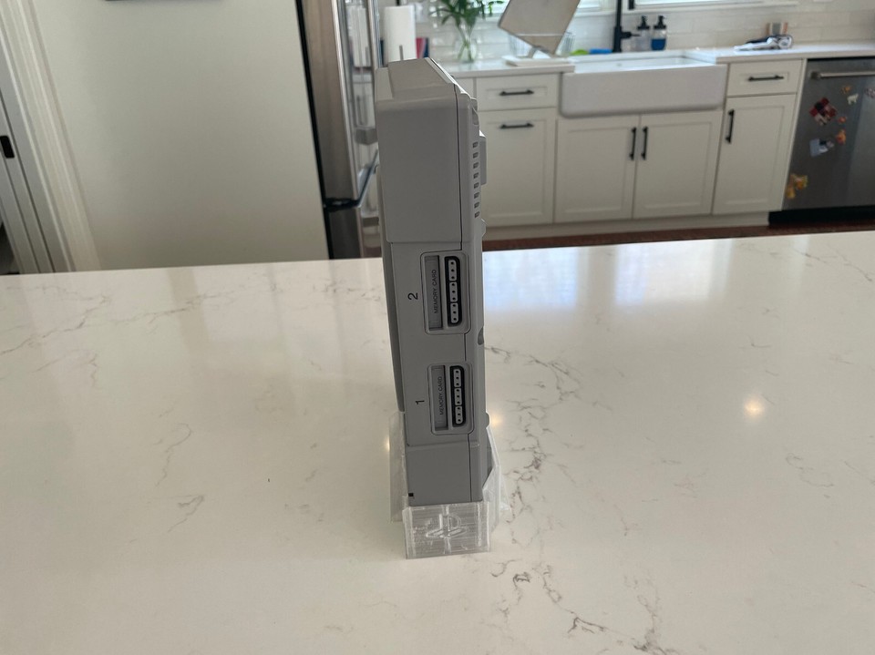 Sony PlayStation 1 PS1 Vertical Console Stand System Display Case ...