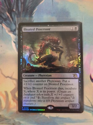 Bloated Processor (Foil) - Pre release - March of the Machine (MOM) 093 ...