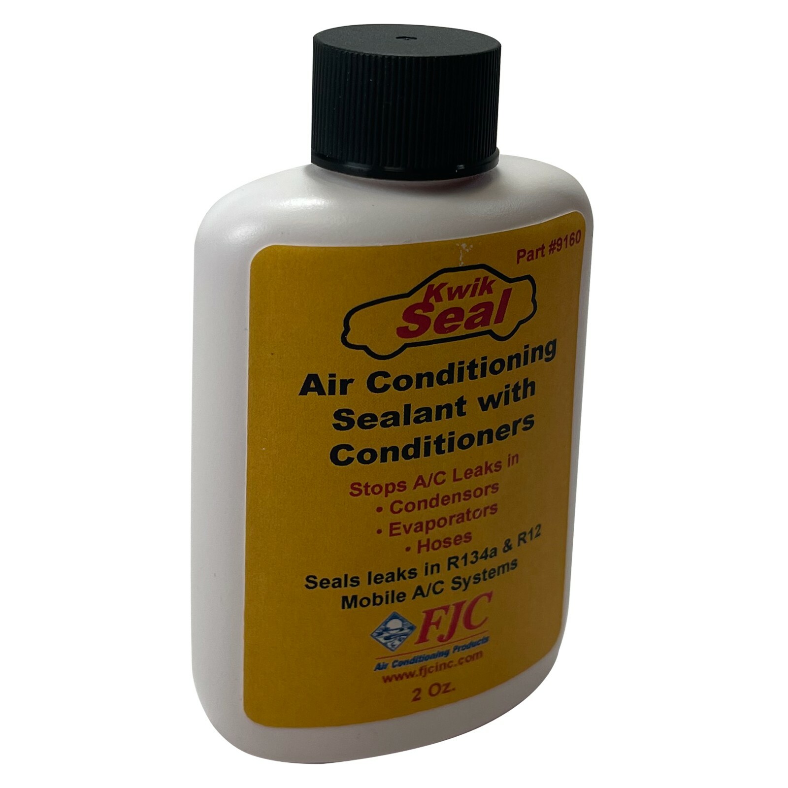 FJC #9160 Kwik Seal STOP LEAK Sealant Conditioners 2 Oz Bottle R-134a ...