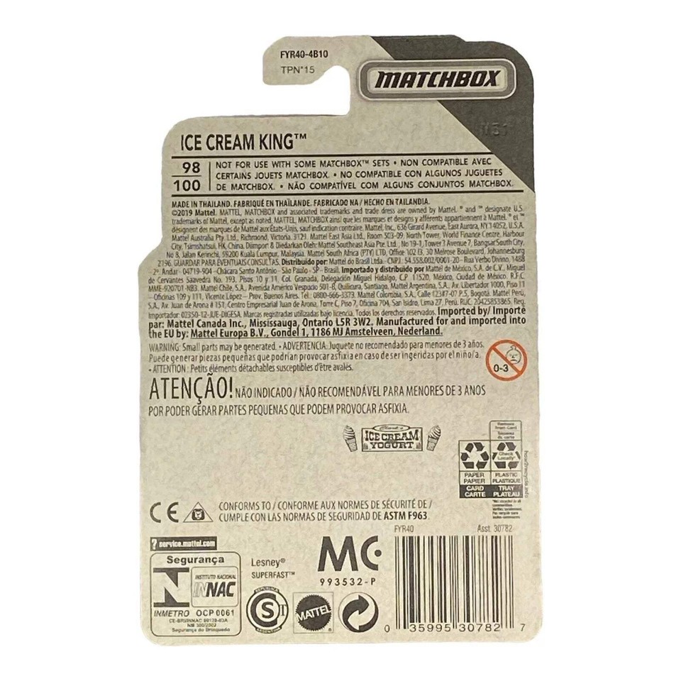 Matchbox Ice Cream King - Matchbox Service Series 11/20 | eBay