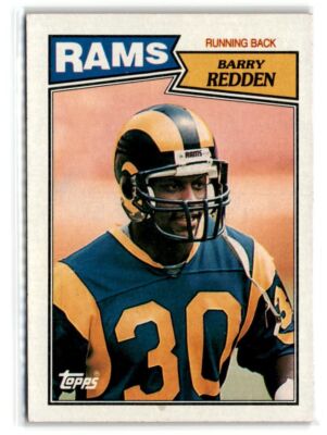 1987 Topps Football #147 Barry Redden Los Angeles Rams | eBay