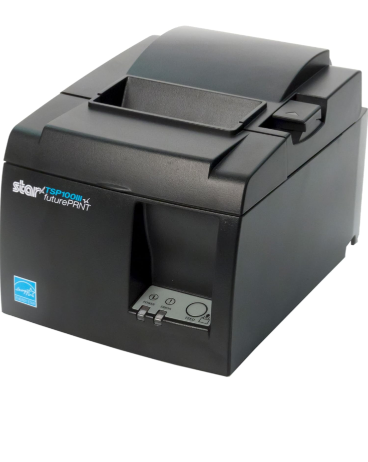 Star micronics TSP143IIIBi Thermal Printer with Cutter and Power Supply ...